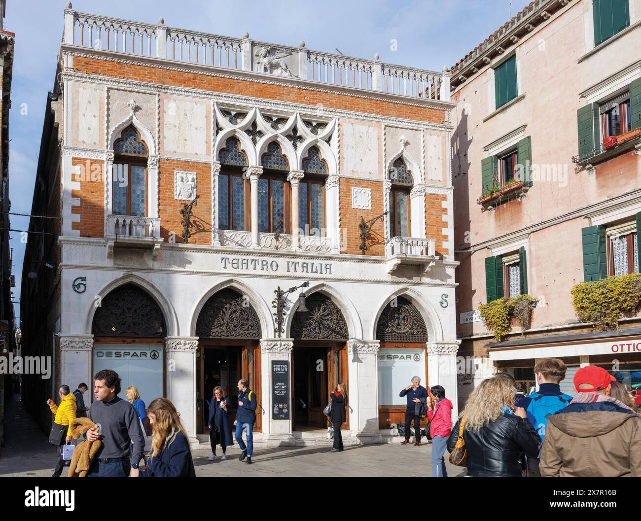 Venice, Venice Province, Veneto Region, Italy. Campiello De L'Anconeta ...