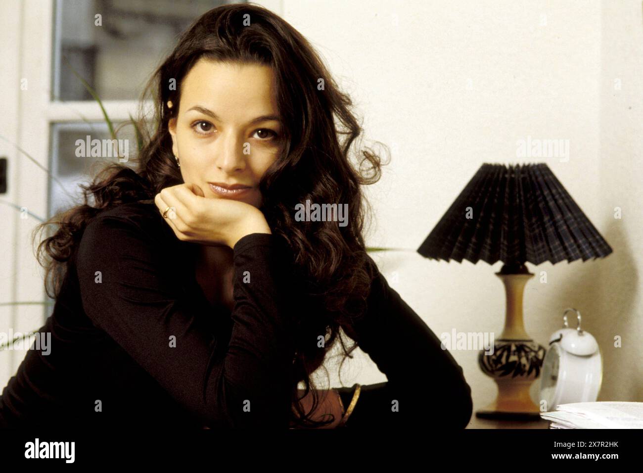 Eliette ABECASSIS - Date : 19971001 ©John Foley/Opale.photo Stock Photo ...