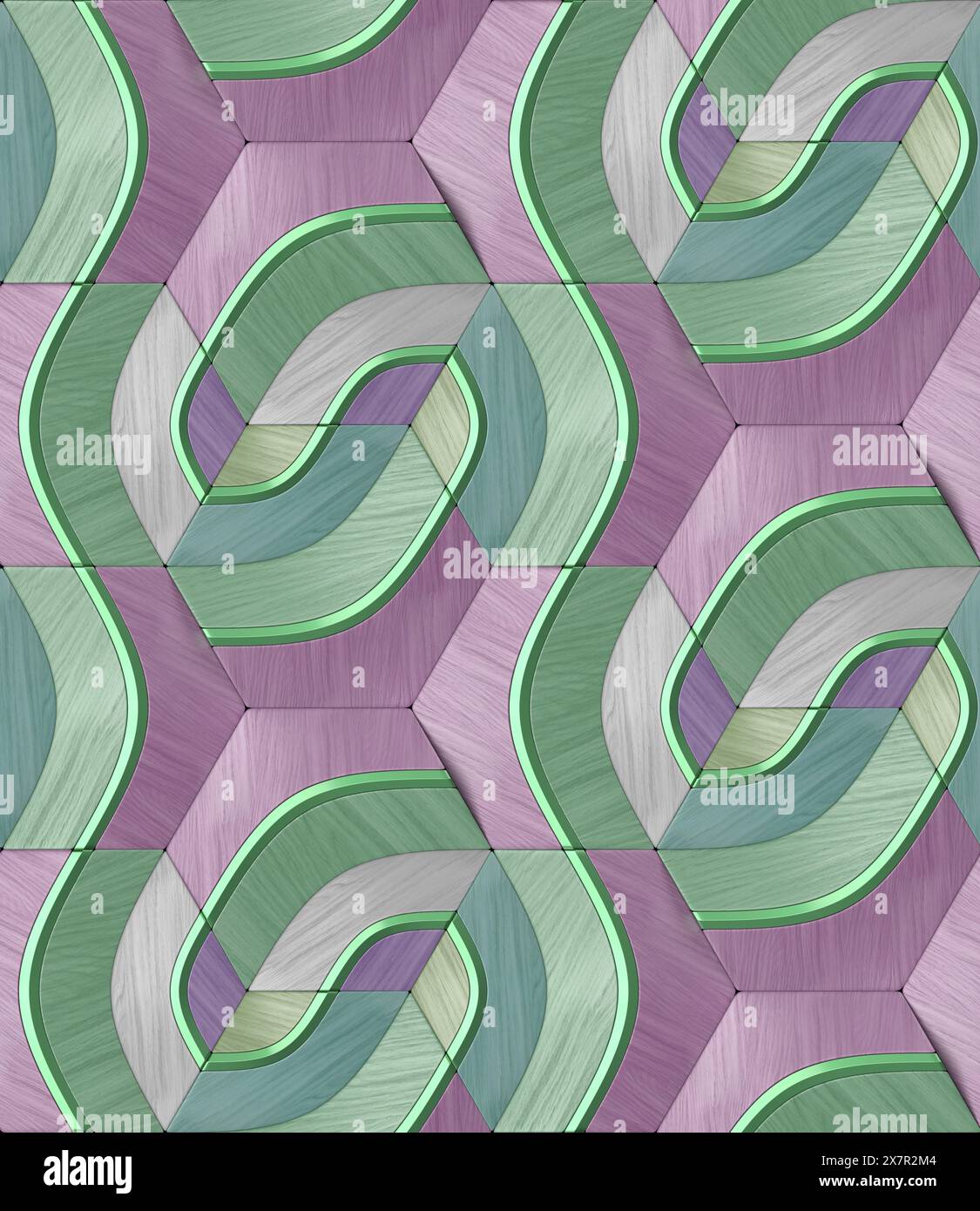 Intertwining geometric shapes hi-res stock photography and images - Alamy