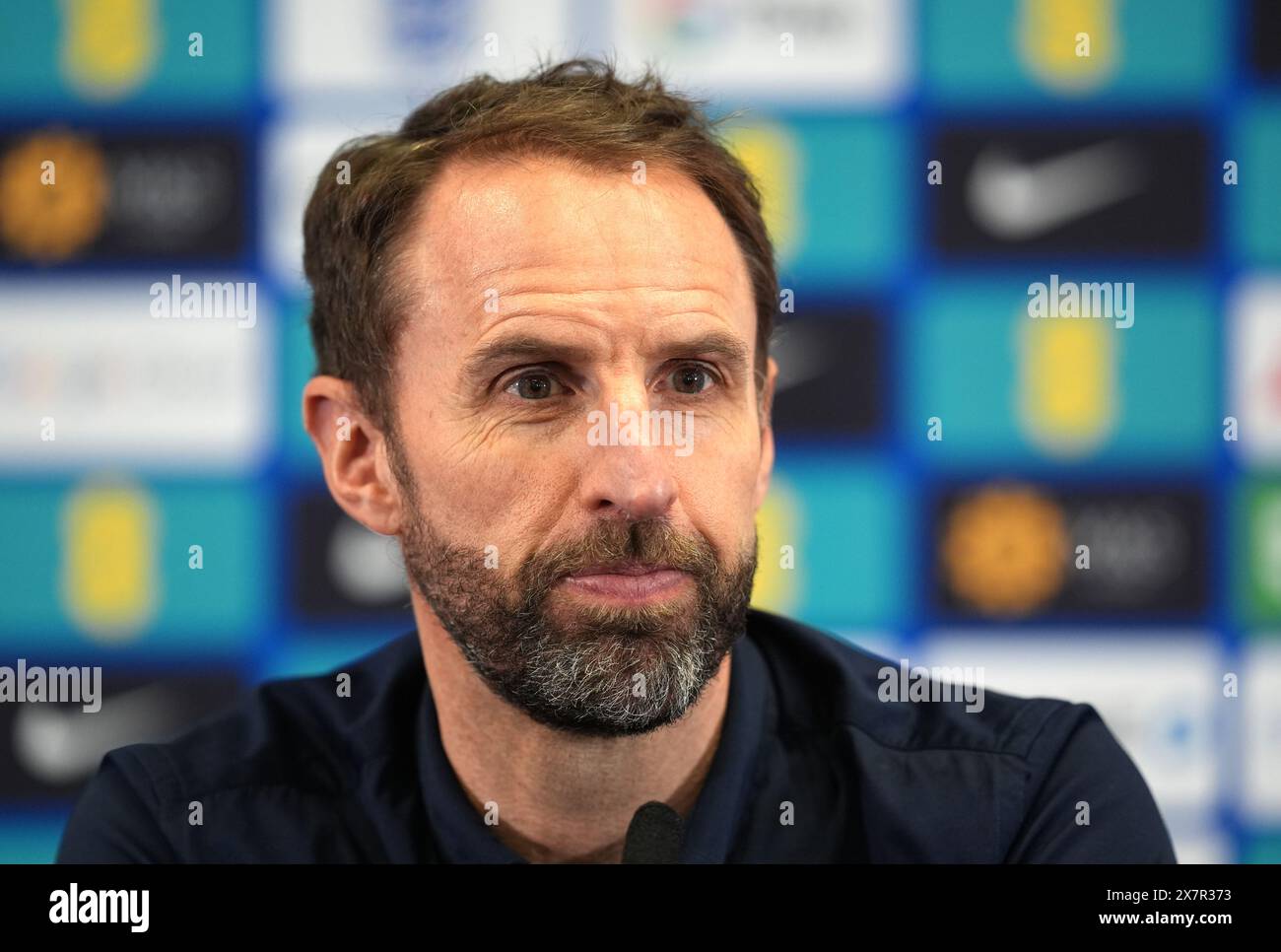 England manager Gareth Southgate during a press conference at St George ...