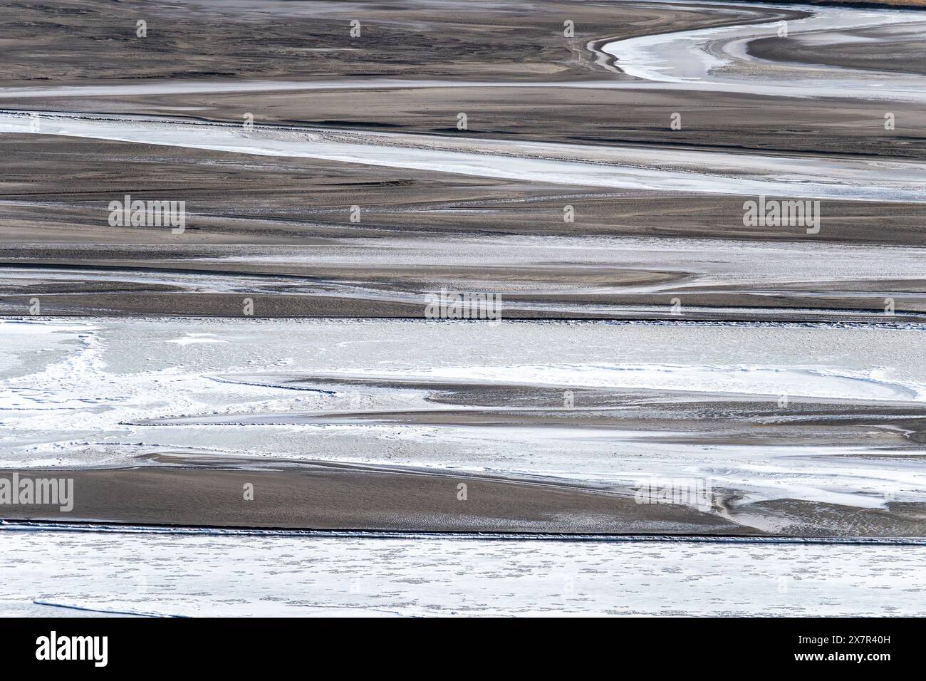 An aerial view captures the mesmerizing natural patterns of Iceland's ...