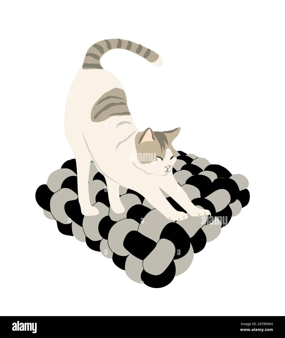 Soft cat illustration hi-res stock photography and images - Alamy