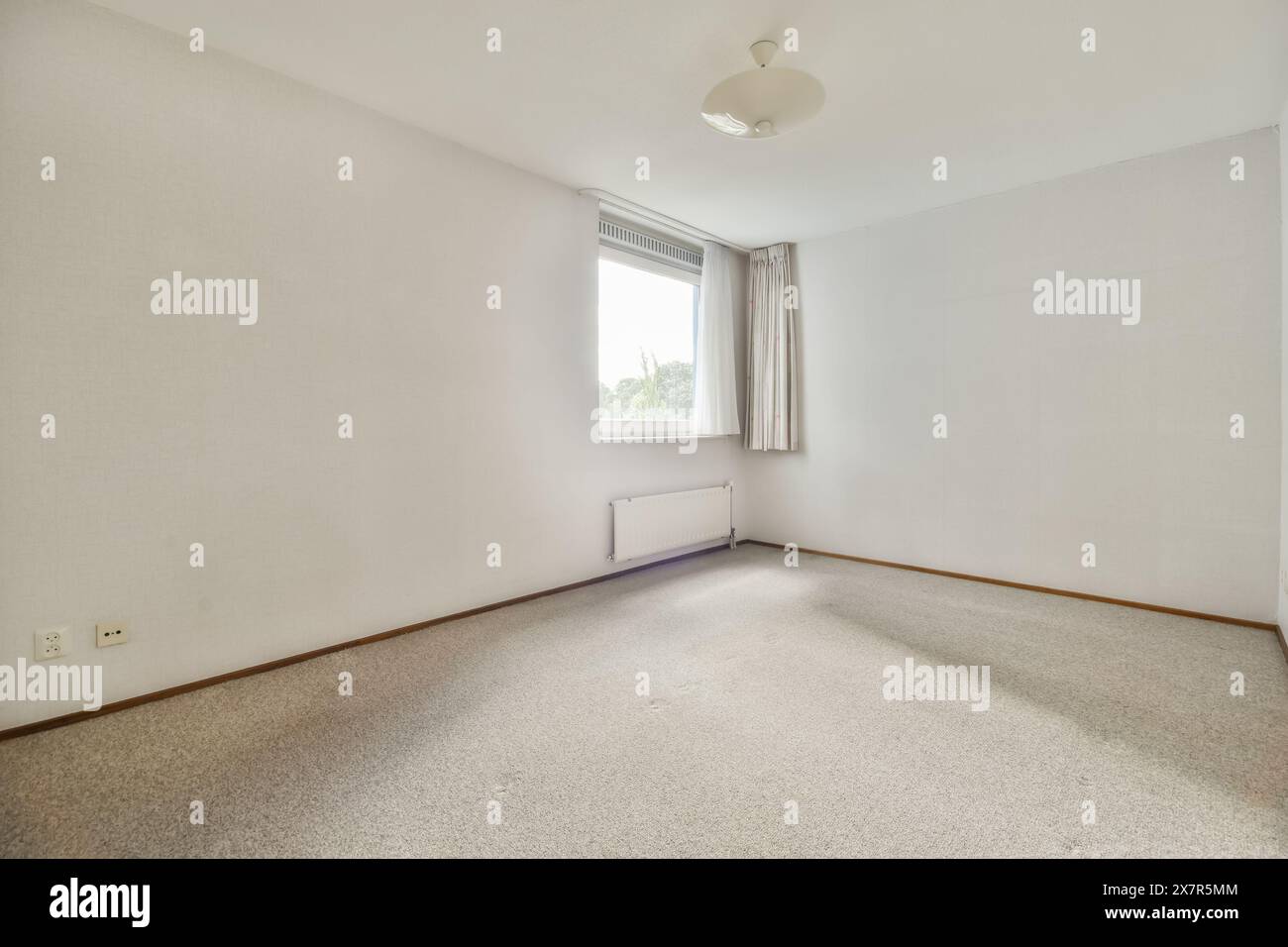 Empty Room With Plain Window