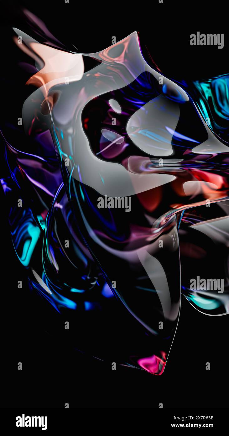 This image captures the essence of modern digital art, featuring ...