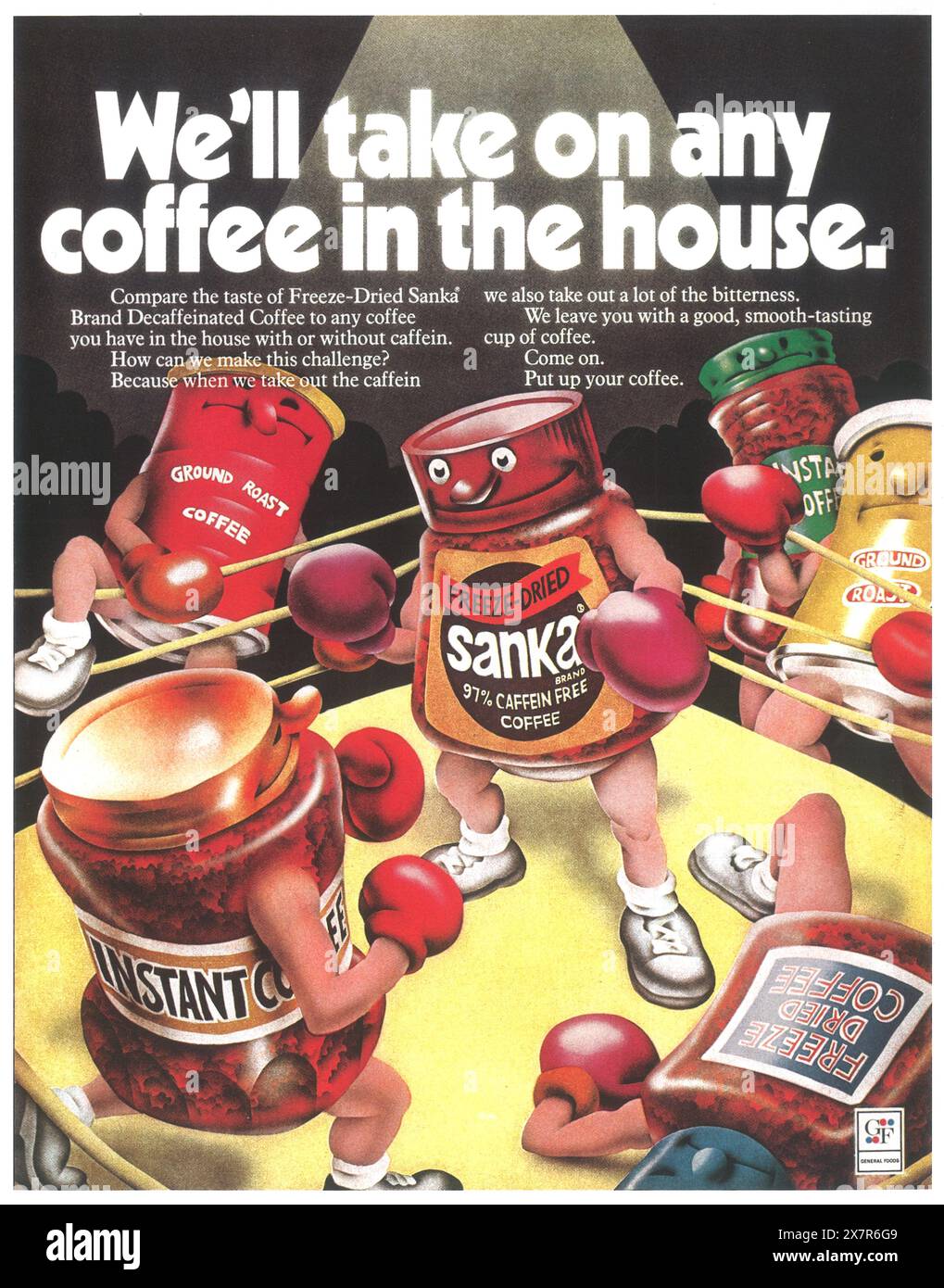 American foods ads 70s hi-res stock photography and images - Alamy