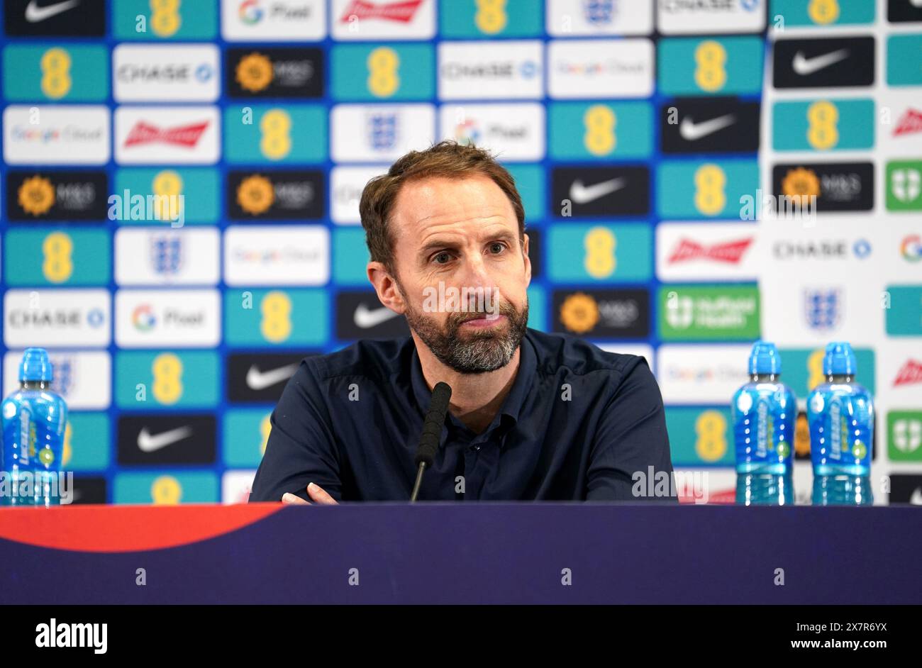 England manager Gareth Southgate during a press conference at St George ...