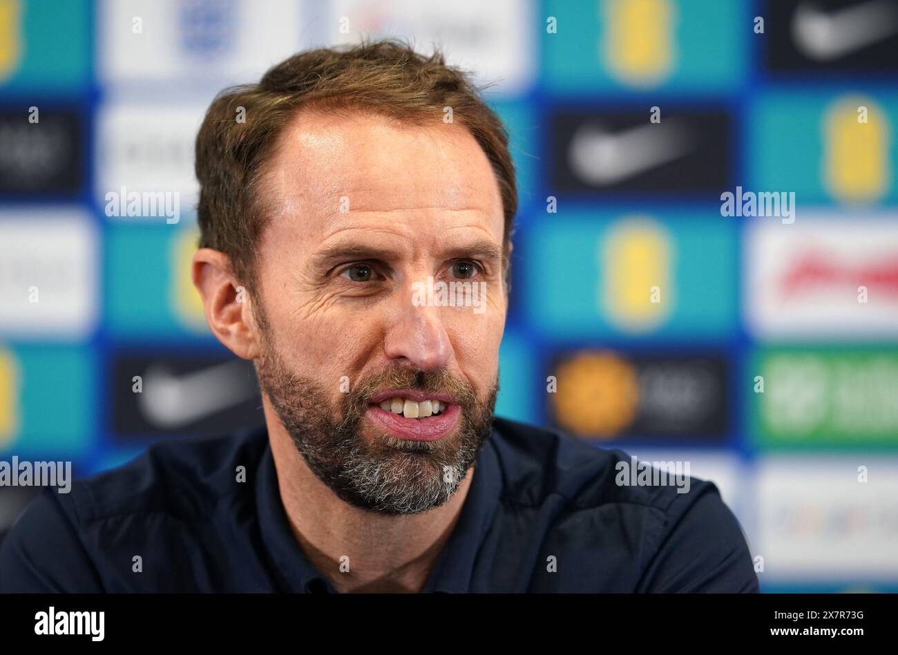 England Manager Gareth Southgate During A Press Conference At St George