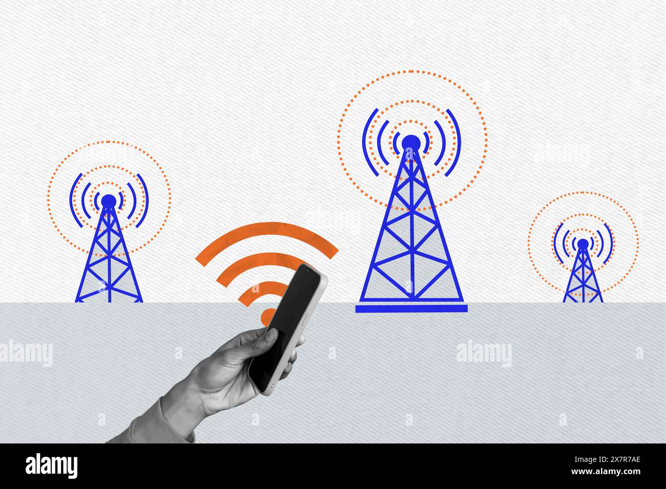 Composite trend artwork sketch image 3D photo collage of hand hold ...