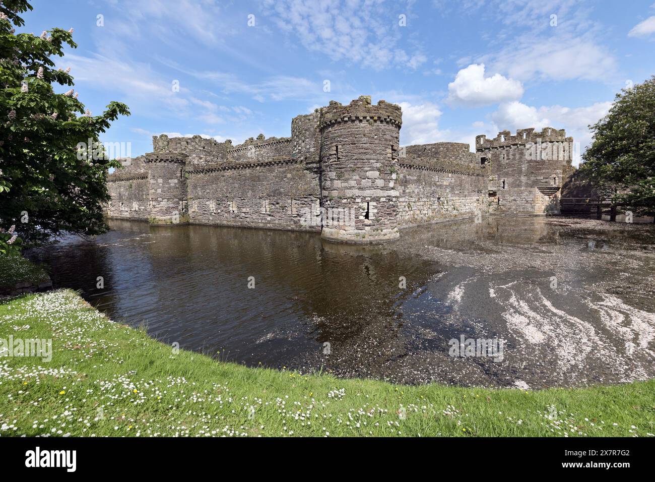 Beaumaris Castle, Beaumaris, Anglesey, Wales, United Kingdom Stock ...