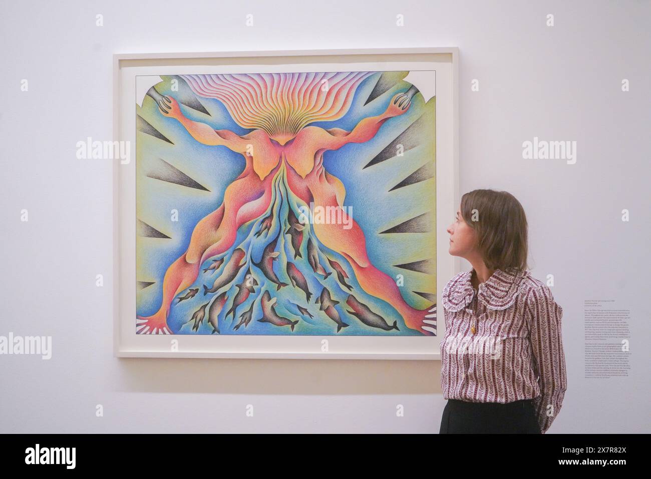 London, UK. 21 May, 2024. Judy Chicago, Rainbow Warrior (for Greenpeace ...