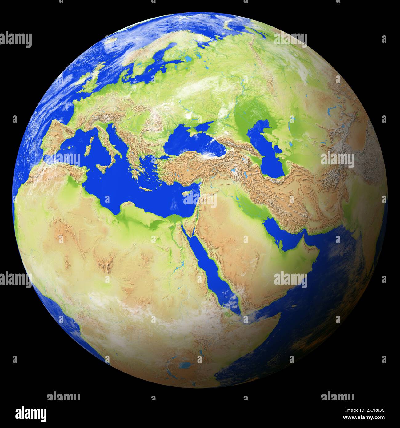 Map satellite geography lebanon hi-res stock photography and images - Alamy