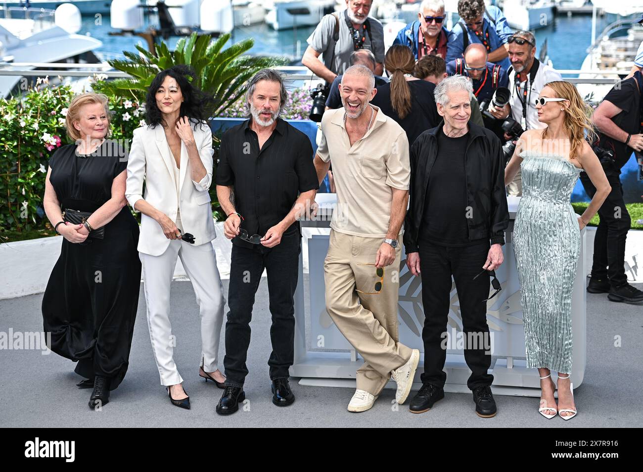 Cannes, France. 21st May, 2024. Elizabeth Saunders, Sandrine Holt, Guy Pearce, Vincent Cassel ...