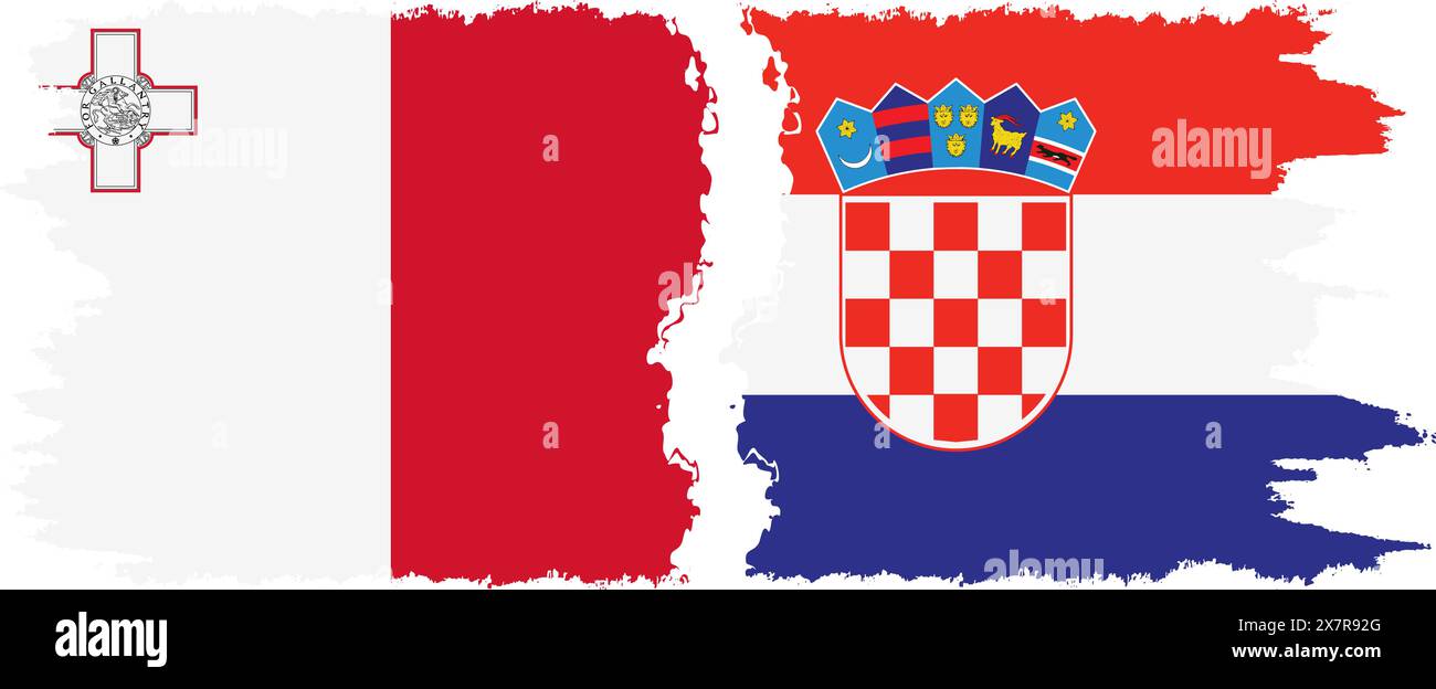 Malta croatia flag hi-res stock photography and images - Alamy