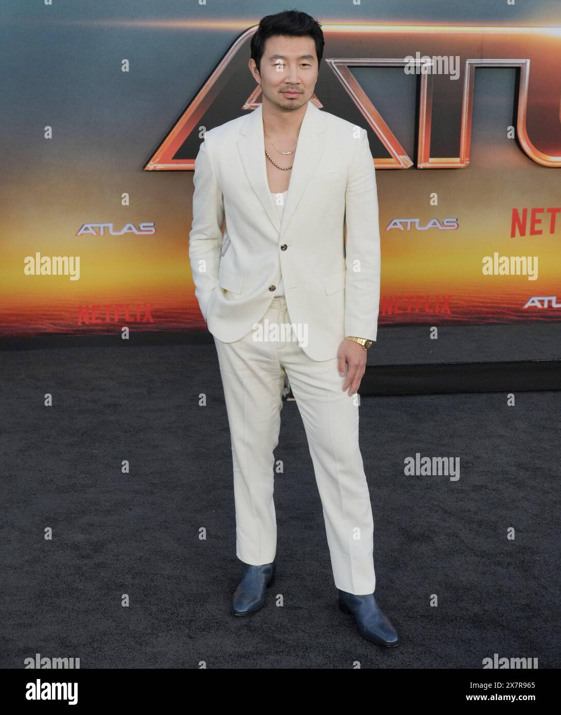 Los Angeles, USA. 20th May, 2024. Simu Liu arrives at the Netflix's ...