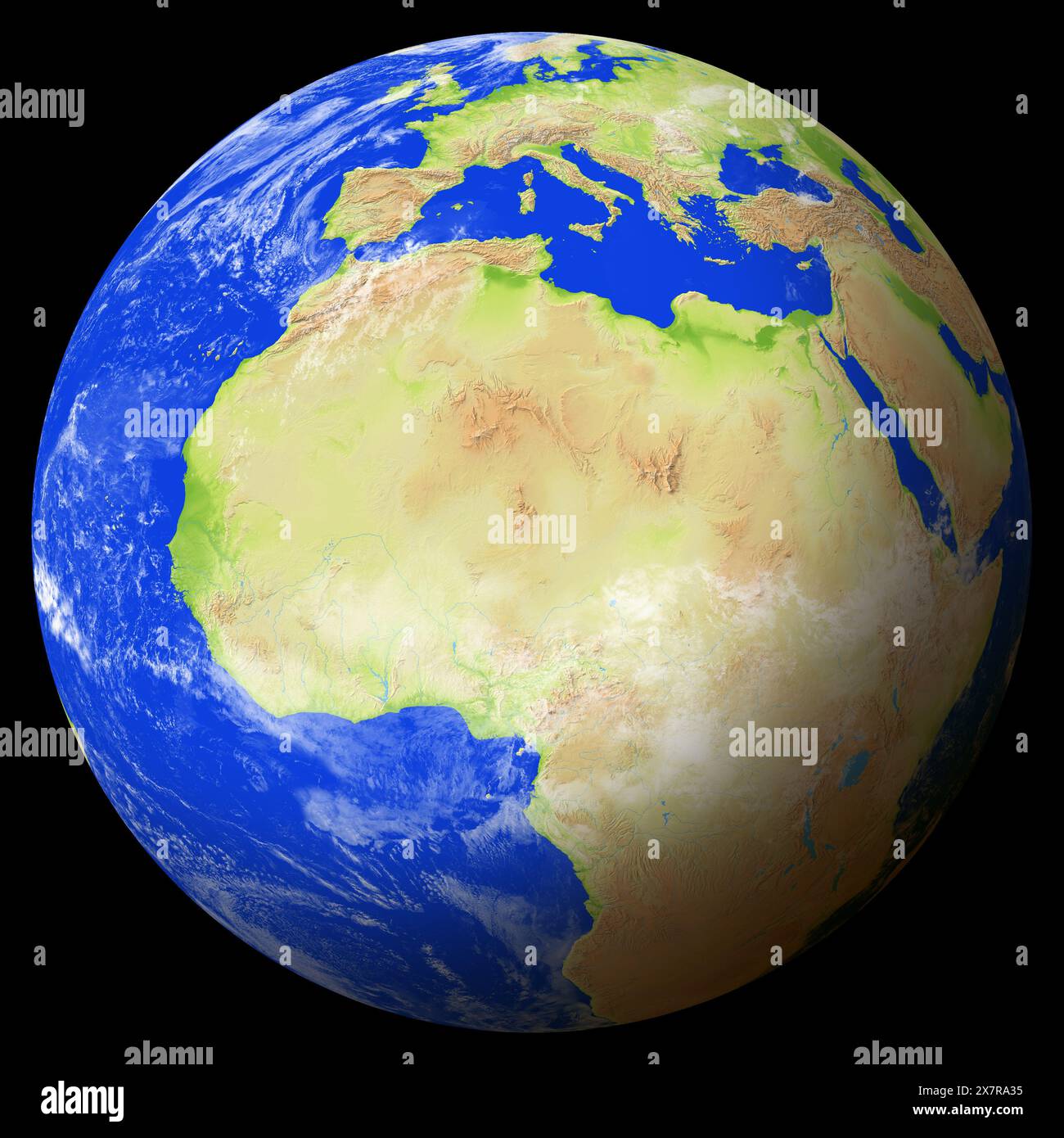 Satellite view niger country boundaries hi-res stock photography and ...