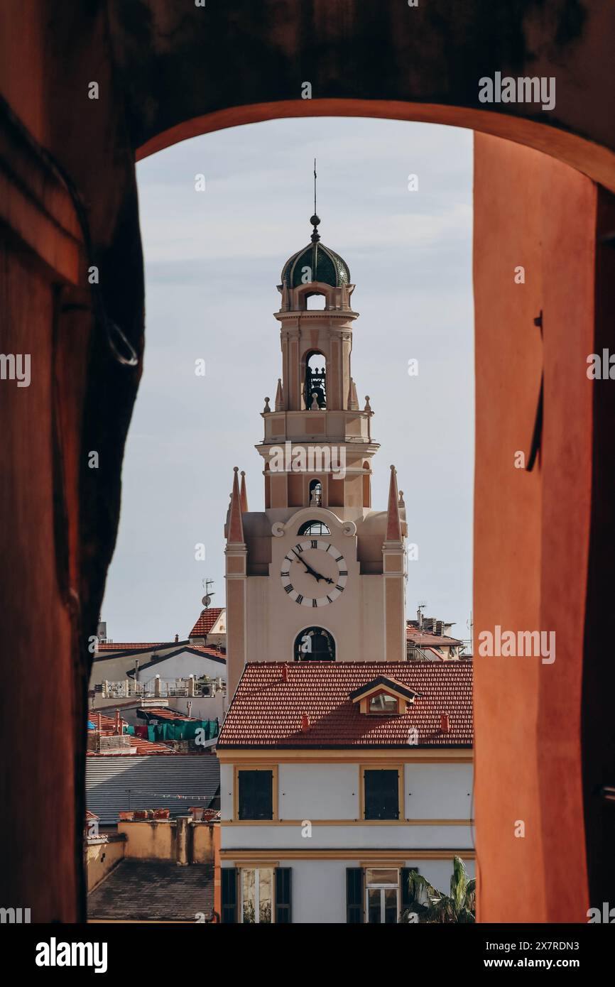 View of Sanremo from the heights of La Pigna Stock Photo - Alamy
