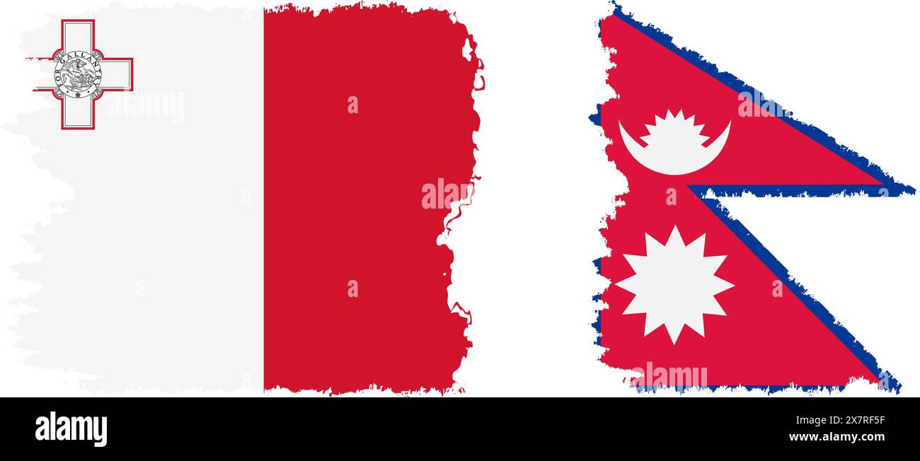Nepal culture vector Cut Out Stock Images & Pictures - Alamy