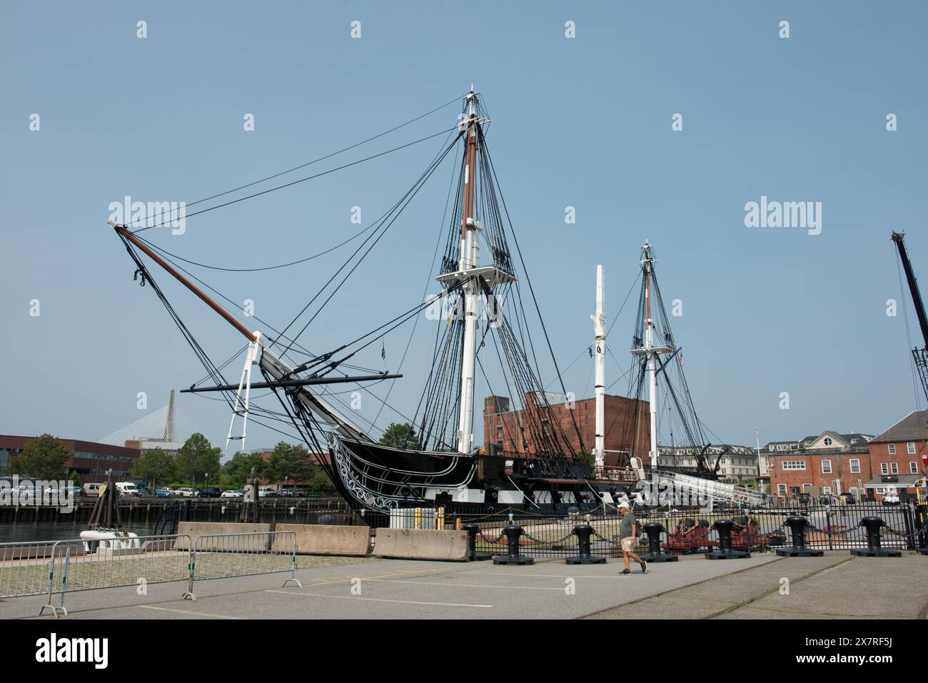 USS Constitution (Old Ironsides). Constitution Wharf, Charlestown ...