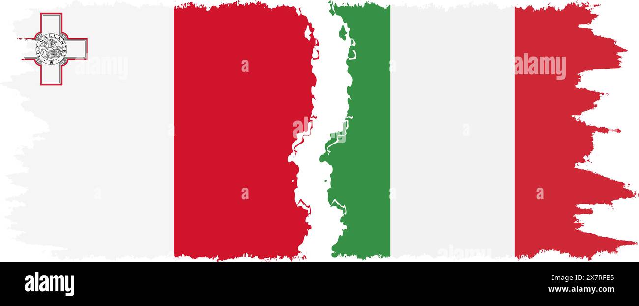 Italy malta Stock Vector Images - Alamy