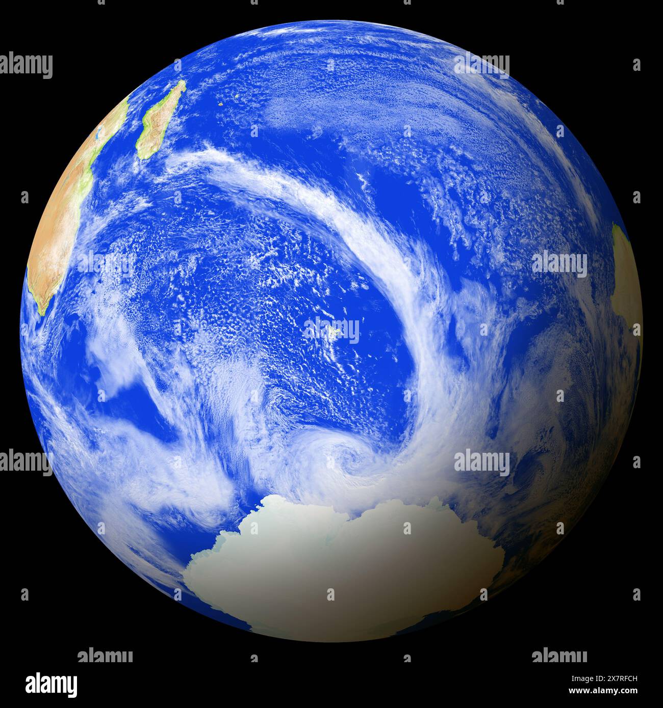 Globe southern hemisphere political map hi-res stock photography and ...