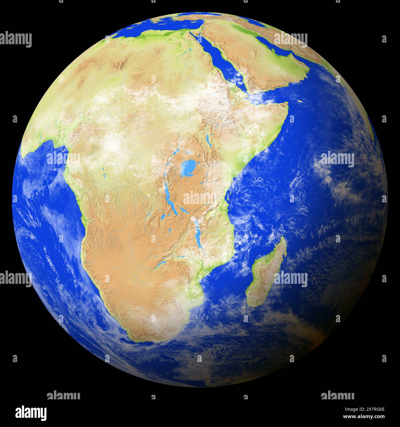 Tanzania map satellite geography hi-res stock photography and images ...