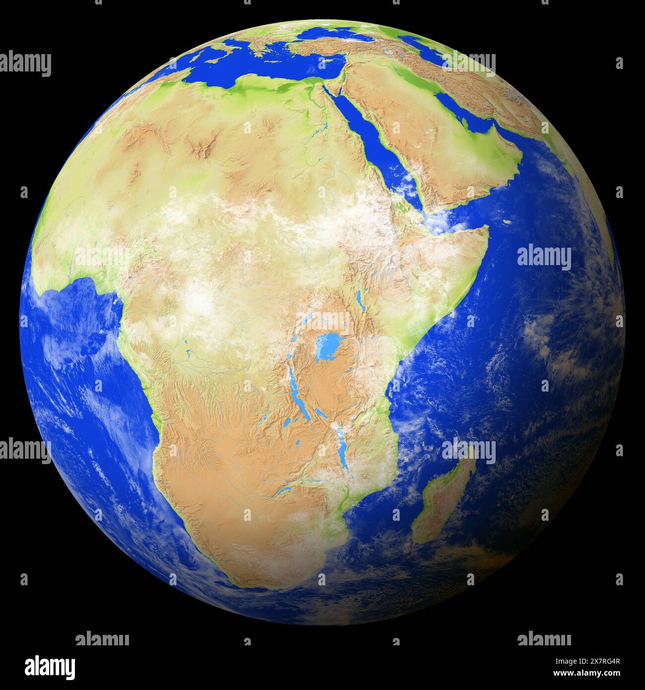 Satellite view uganda country boundaries hi-res stock photography and ...