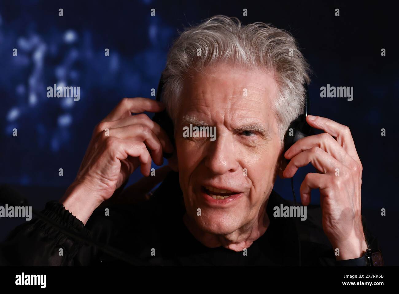 David Cronenberg attends ' The Shrouds ' ( Les Linceuls ) press ...
