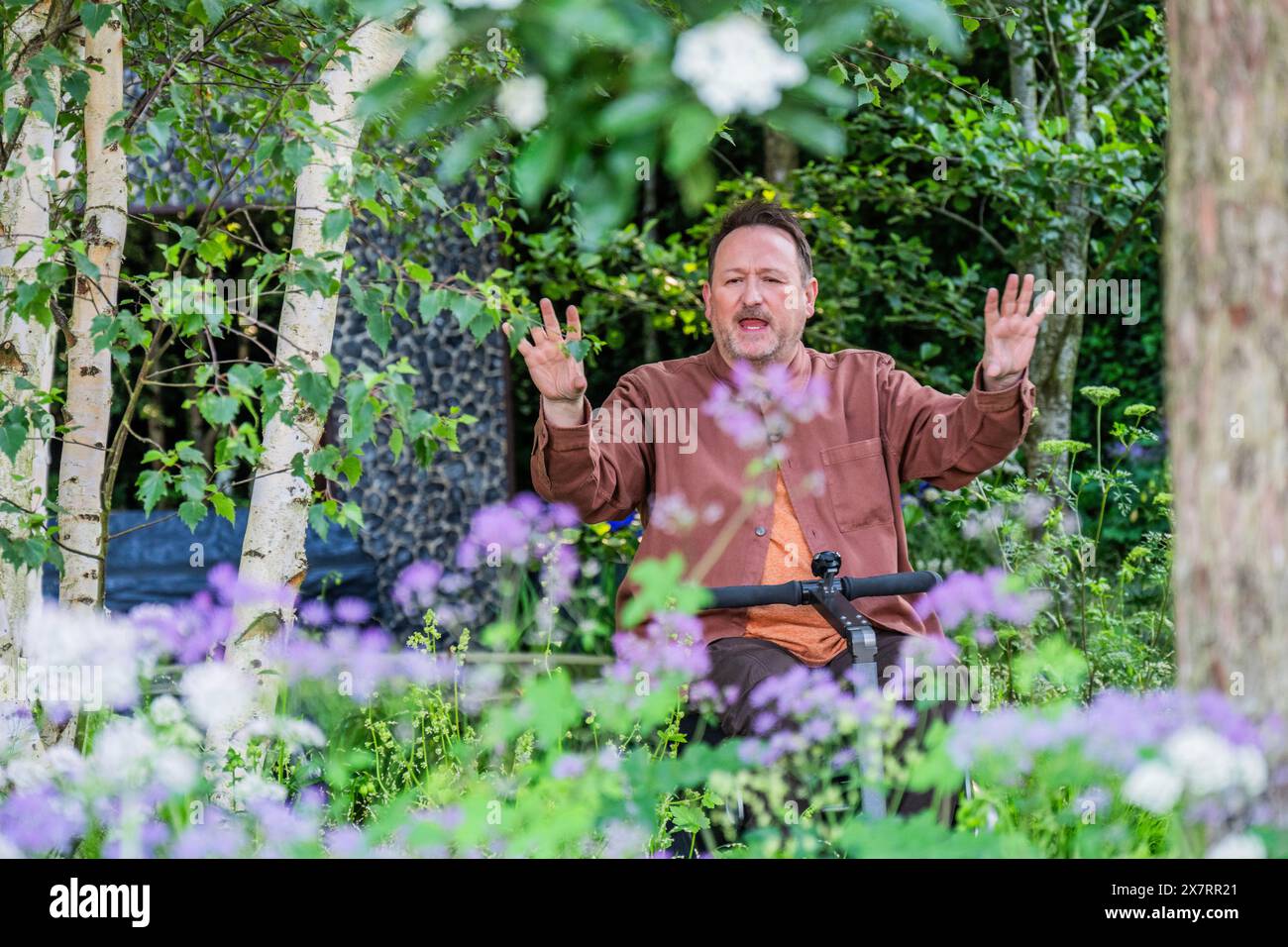 London, UK. 20th May, 2024. Mark Lane, BBC TV Presenter & Garden ...