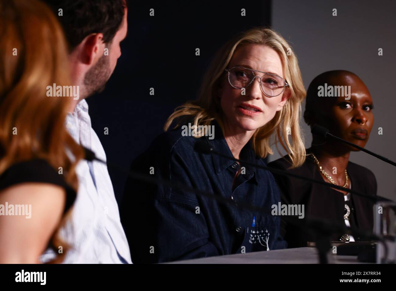 Cannes, France. 20th May, 2024. Cate Blanchett and, Cynthia Erivo ...