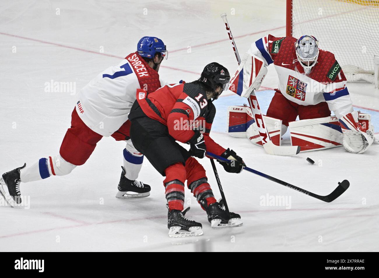 Prague, Czech Republic. 21st May, 2024. Czech Republic vs Canada group ...