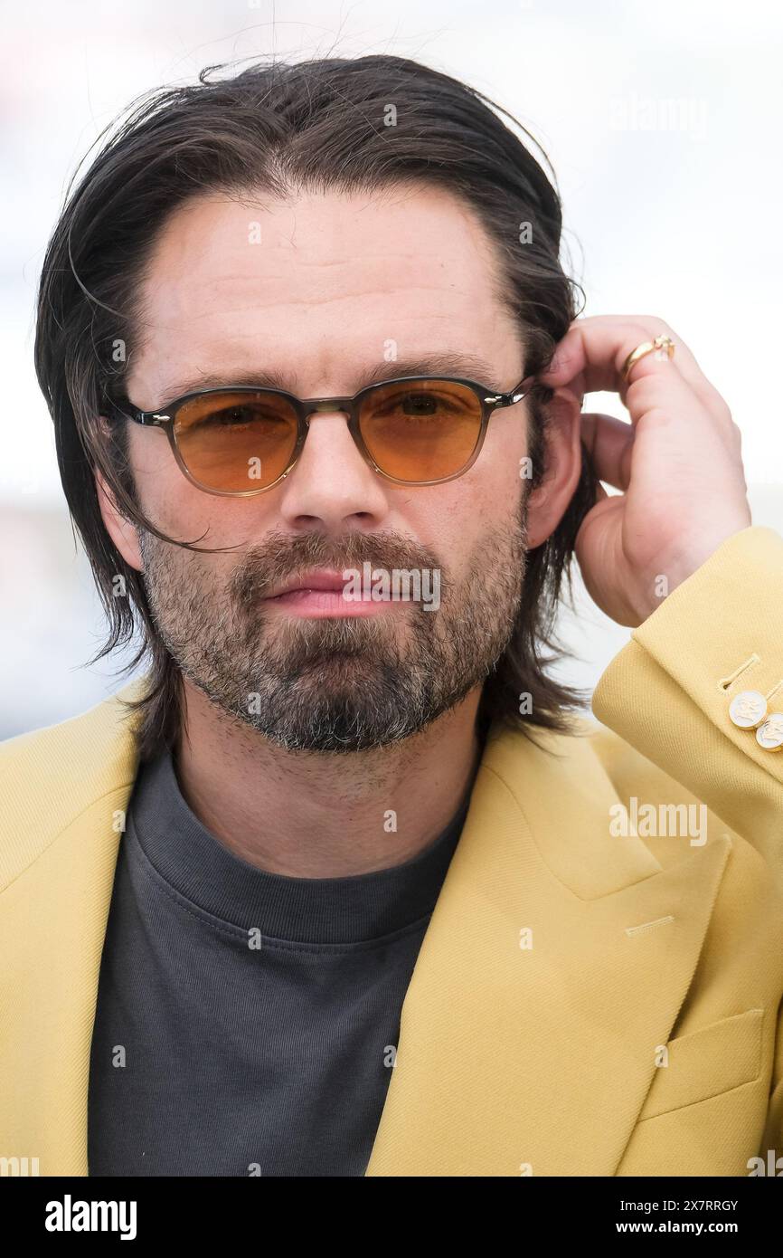 Cannes, France. 21st May, 2024. Sebastian Stan poses at the Photocall ...