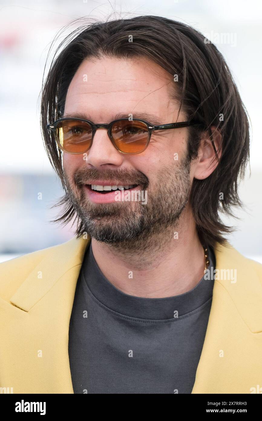 Cannes, France. 21st May, 2024. Sebastian Stan poses at the Photocall ...
