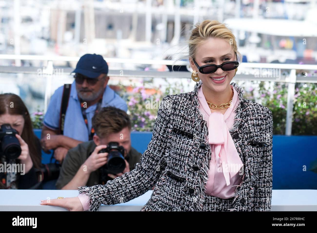 Cannes, France. 21st May, 2024. Maria Bakalova poses at the Photocall ...
