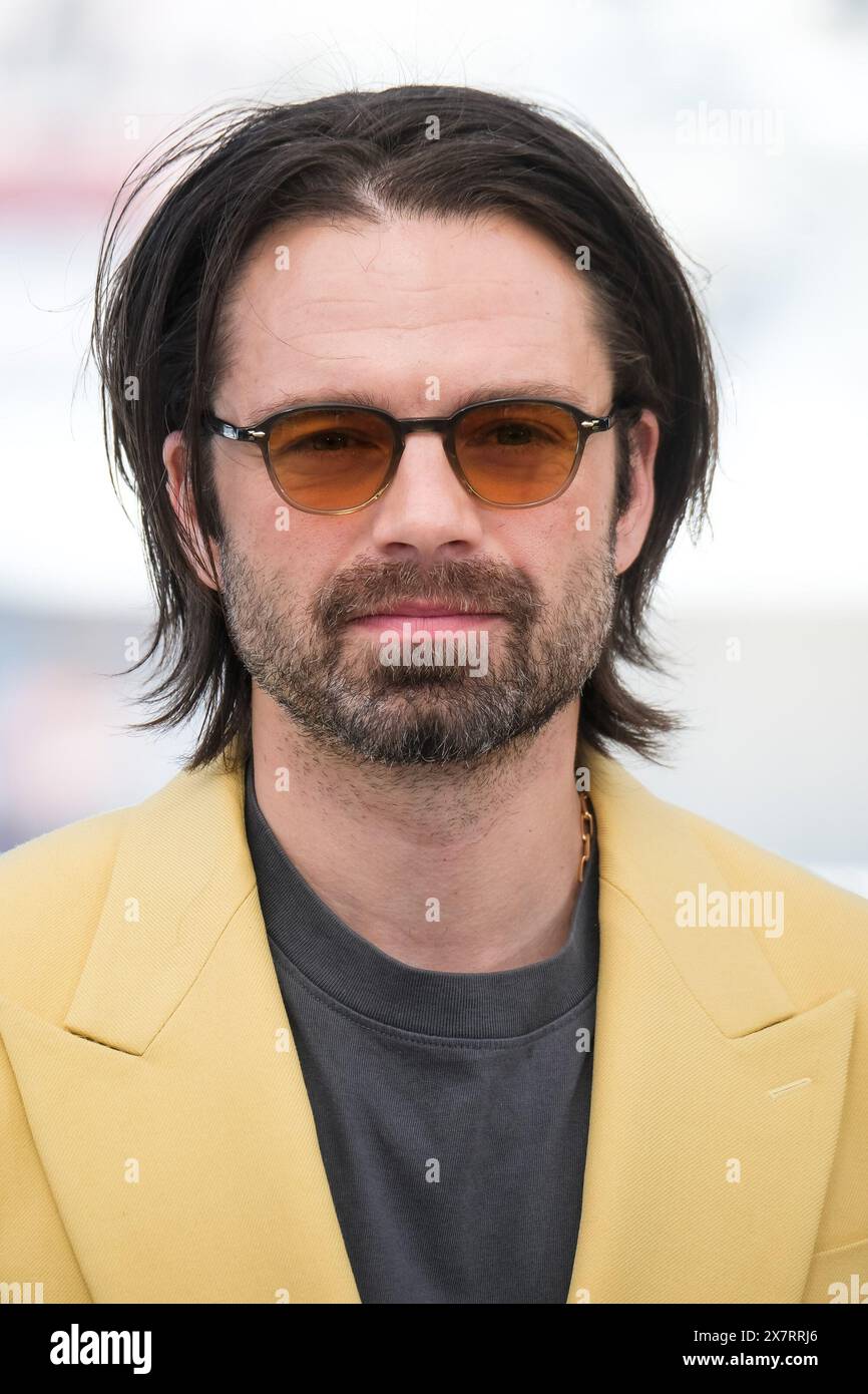 Cannes, France. 21st May, 2024. Sebastian Stan poses at the Photocall ...