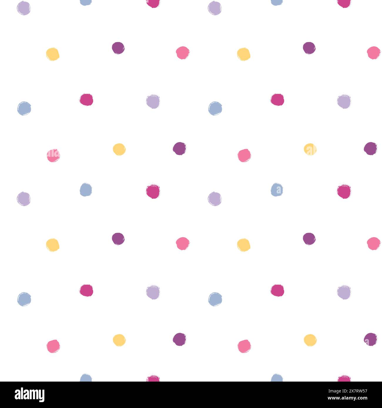 Vector dot pattern. Seamless background from colorful brush strokes ...