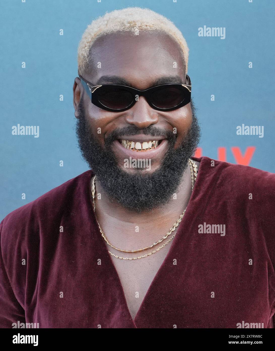Abraham Popoola arrives at the Netflix's ATLAS Los Angeles Premiere ...