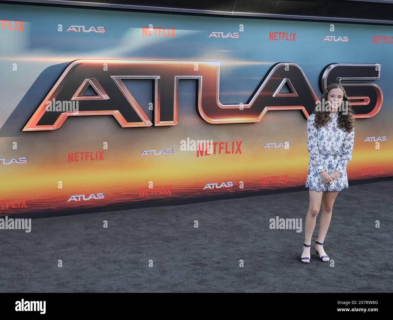 Briella Guiza arrives at the Netflix's ATLAS Los Angeles Premiere held ...