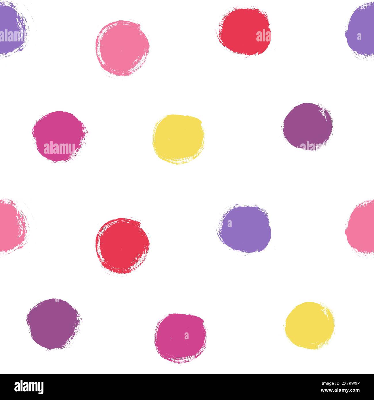 Vector dot pattern. Seamless background from colorful brush strokes ...