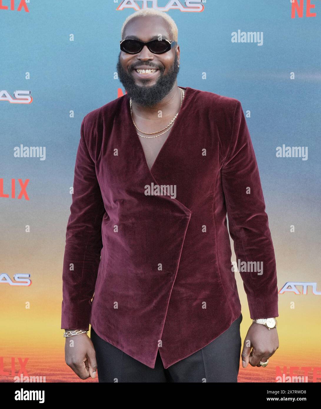 Los Angeles, USA. 20th May, 2024. Abraham Popoola arrives at the ...