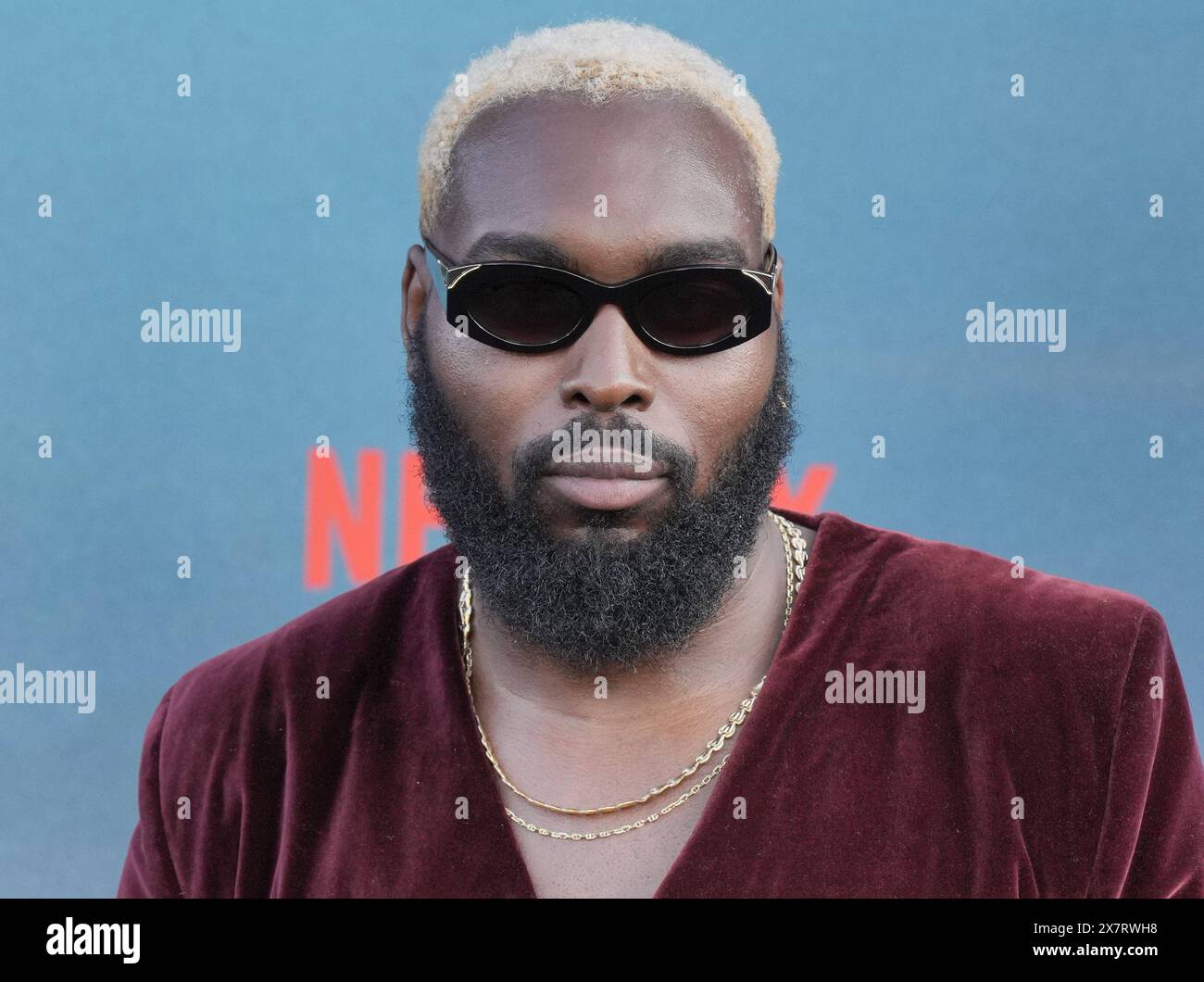 Los Angeles, USA. 20th May, 2024. Abraham Popoola arrives at the ...