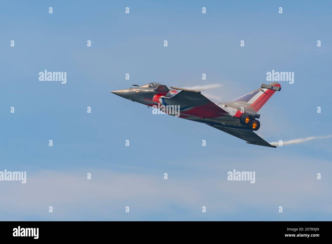Dassault Rafale at Le Temps Des Helices Air Show 2024 in La Ferte-Alais ...