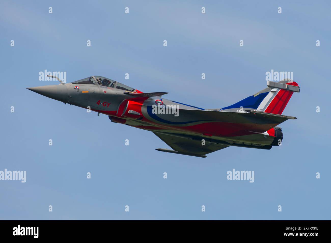 Dassault Rafale at Le Temps Des Helices Air Show 2024 in La Ferte-Alais ...