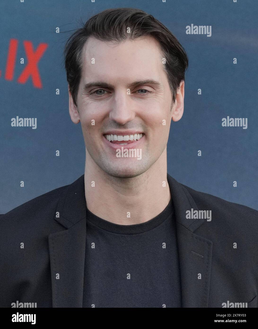 Logan Hunt arrives at the Netflix's ATLAS Los Angeles Premiere held at ...