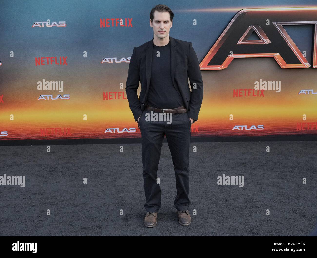 Los Angeles, USA. 20th May, 2024. Logan Hunt arrives at the Netflix's ...