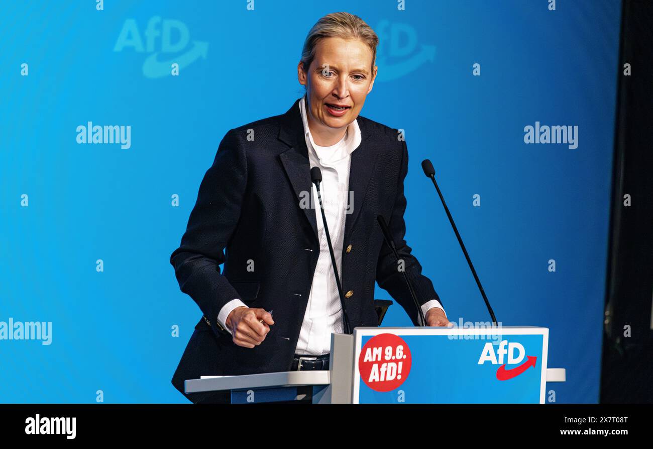 Donaueschingen, Germany, 27th Apr 2024: The co-chair of the AfD ...