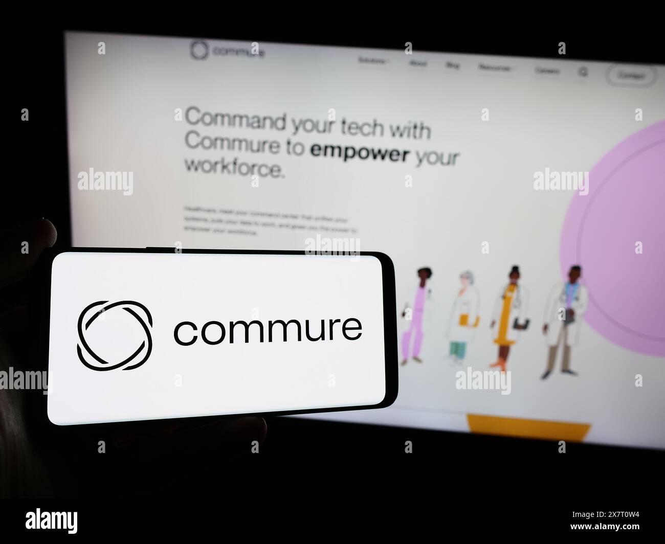 Commure logo hi-res stock photography and images - Alamy
