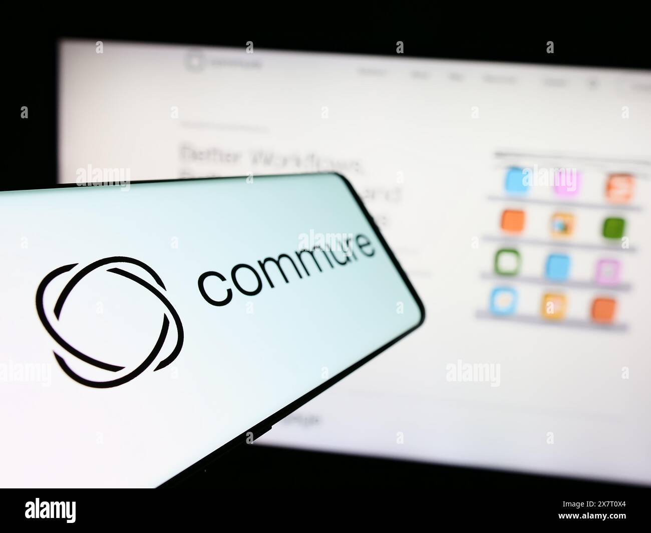 Commure logo hi-res stock photography and images - Alamy