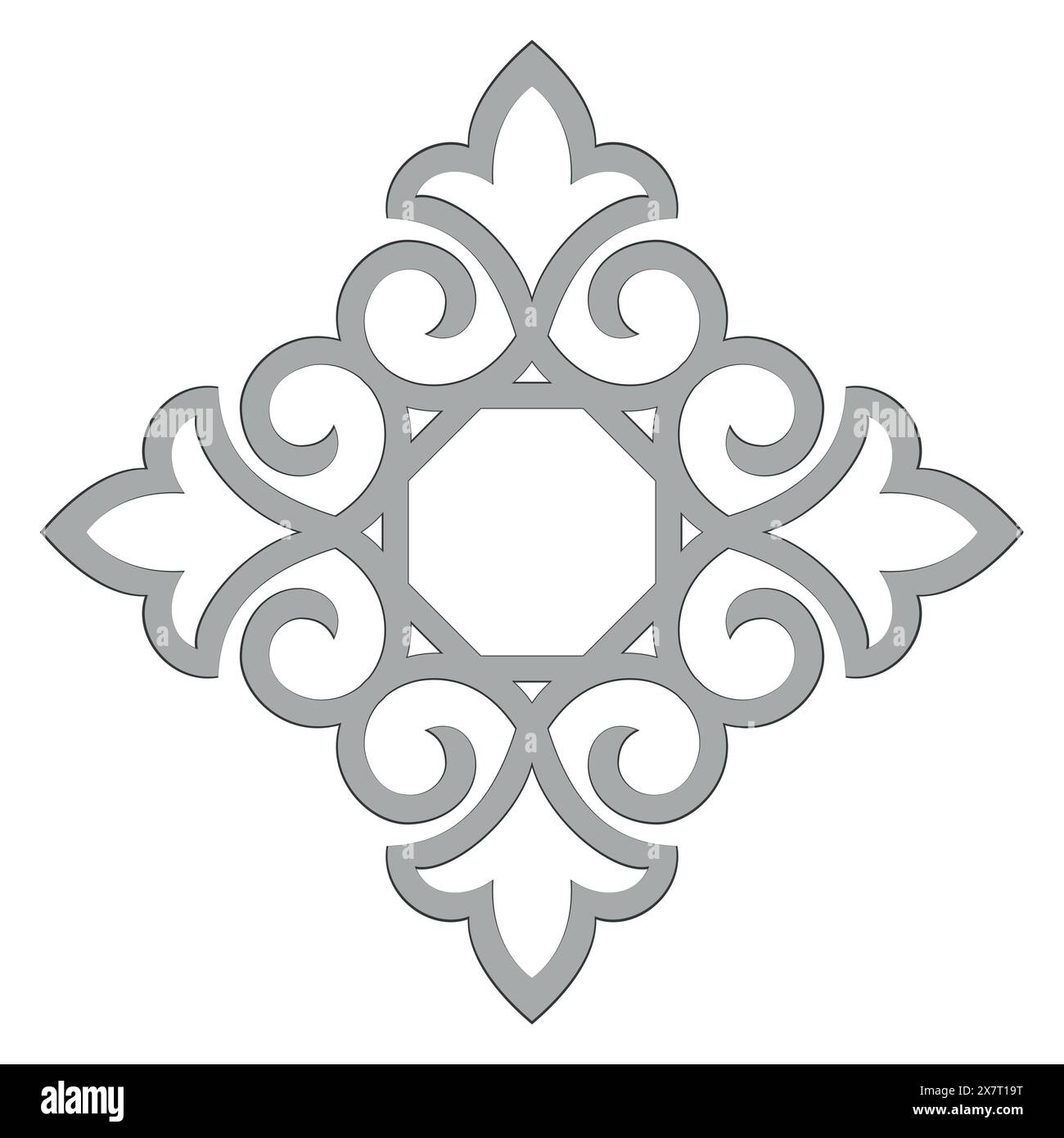 Grey border frame hi-res stock photography and images - Alamy