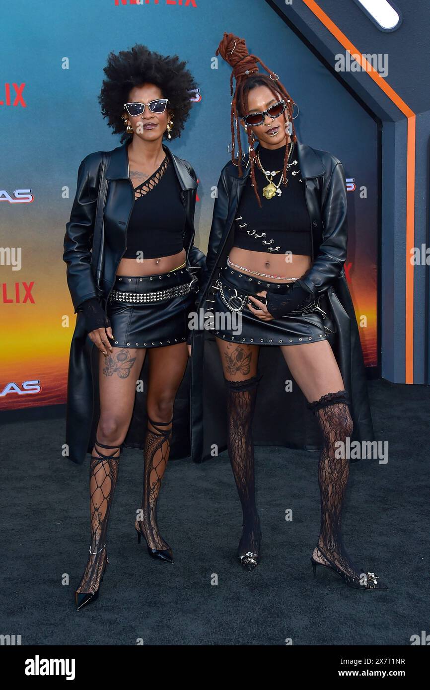 Coco & Breezy bei der Premiere des Netflix-Films 'Atlas' im Egyptian ...