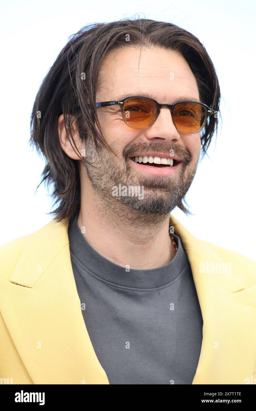 CANNES, FRANCE - MAY 21: Sebastian Stan at 'The Apprentice' photocall ...